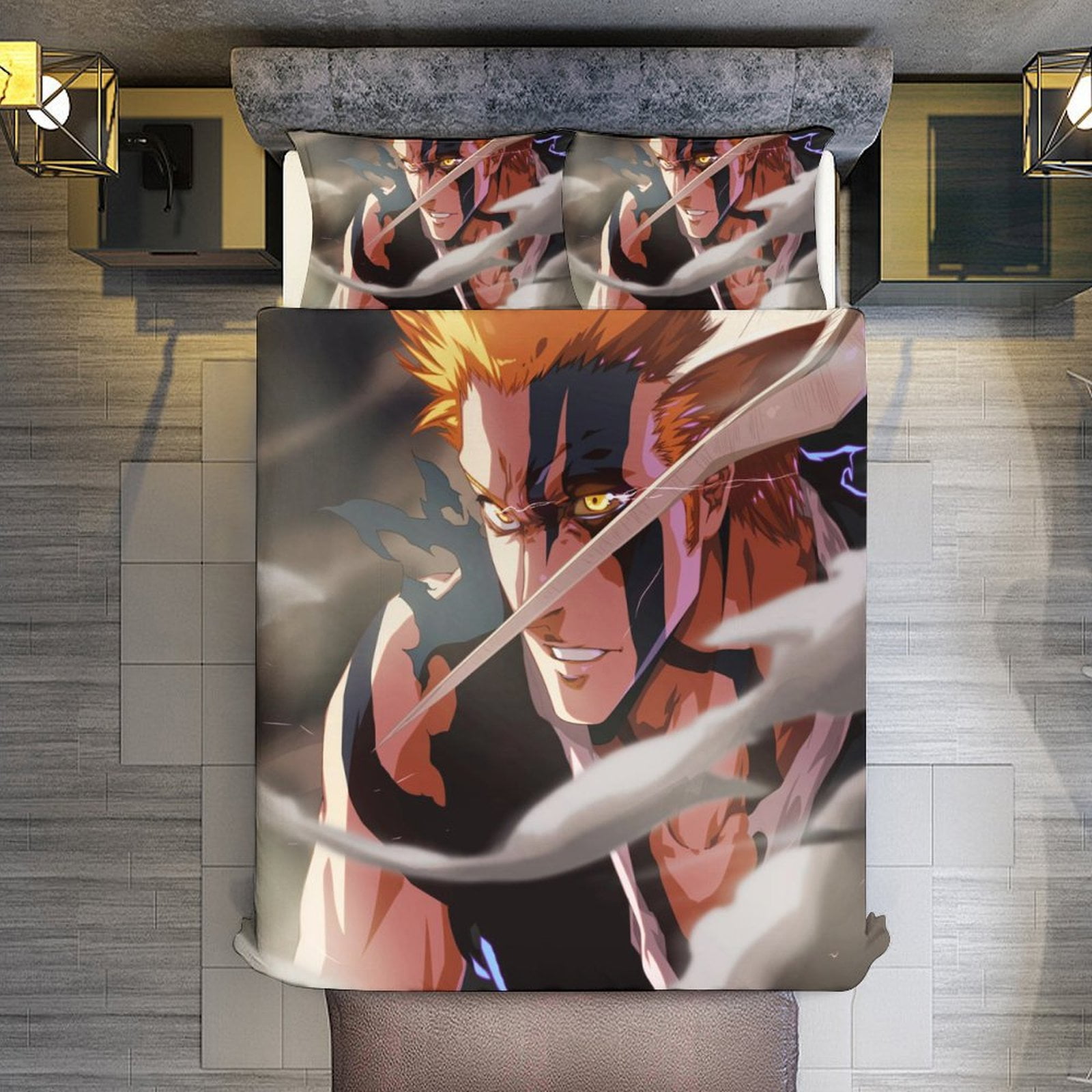Bleach 3 Piece Anime Comforter Bedding 1 Set Super Soft Quilt Cover ...
