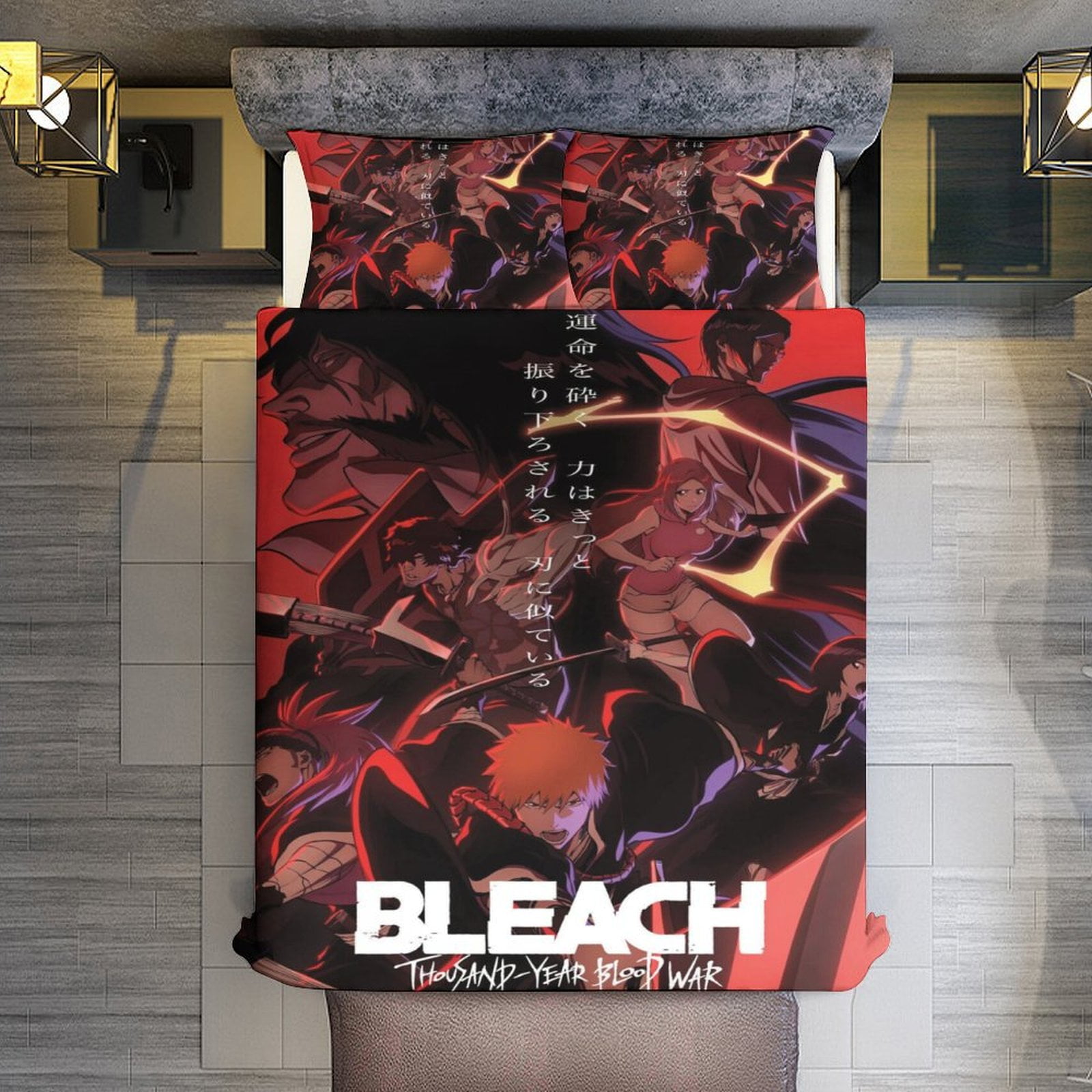 Bleach 3 Piece Anime Comforter Bedding 1 Set Super Soft Quilt Cover ...