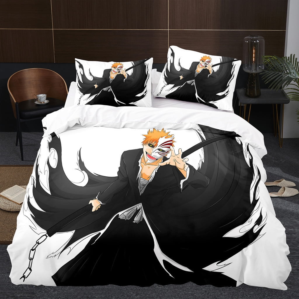 Bleach 3in1 bed sheet duvet cover pillow bedding set premium home ...