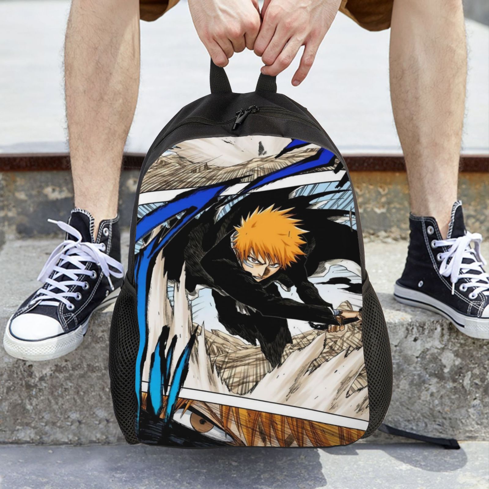Bleach Anime Backpack Travel Bag 3d Printing Casual Daypack ...
