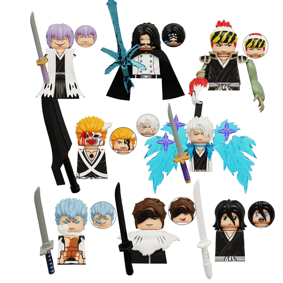 Bleach Anime Cartoon Ulquiorra Building Blocks Mini Action Figures ...