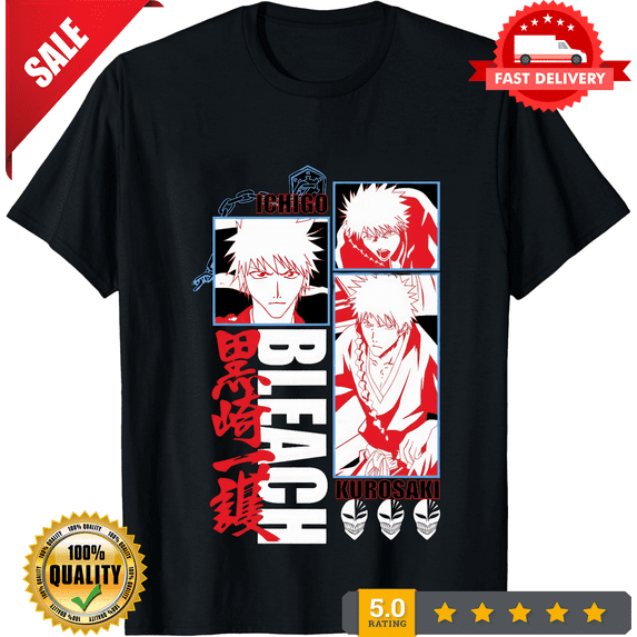Bleach Anime Men T-Shirt, ULTRA LIMITED-TH75208 - Walmart.com