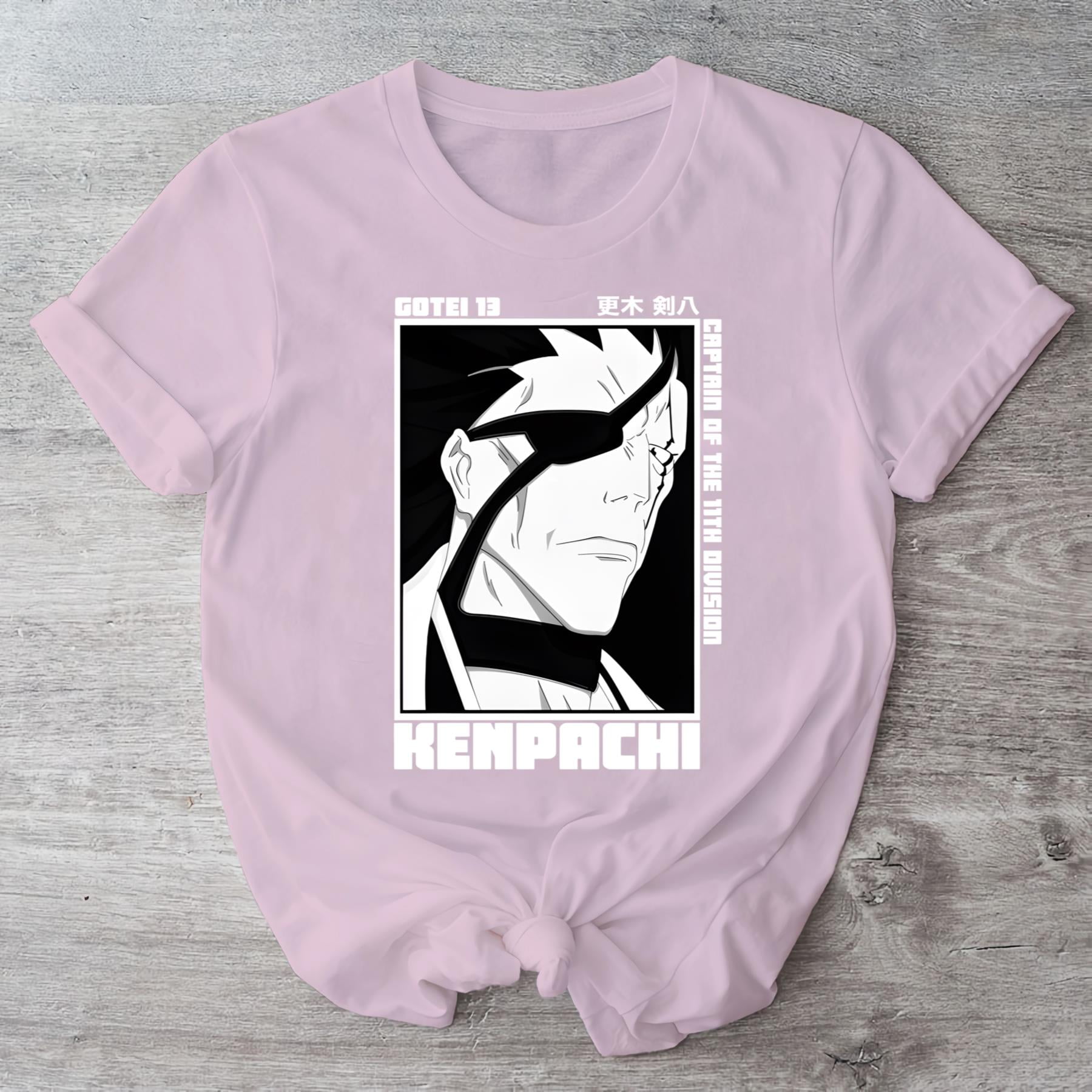 Bleach Anime T Shirt, Kenpachi, All Sizes, Short Sleeve-TH40369 ...