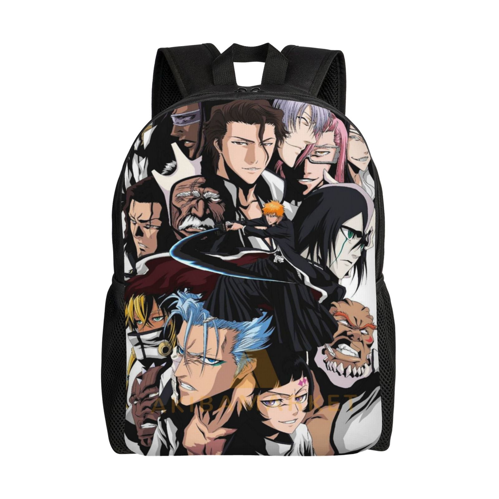 Bleach Backpack Cute Anime Large Capacity Multifunction Backpacks ...