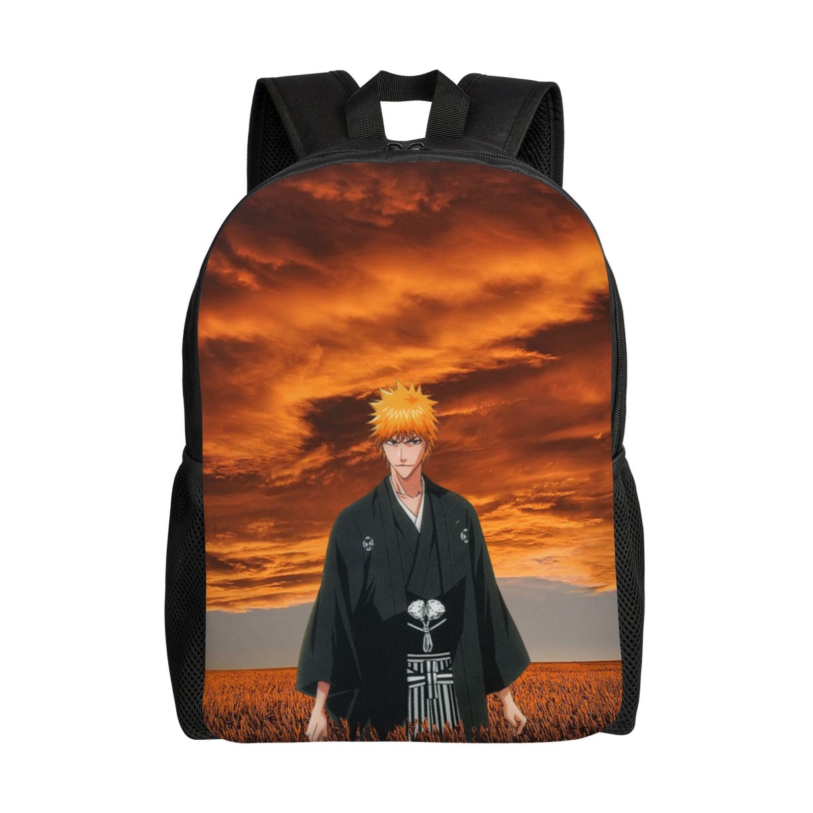 Bleach Backpack Cute Anime Large Capacity Multifunction Backpacks ...