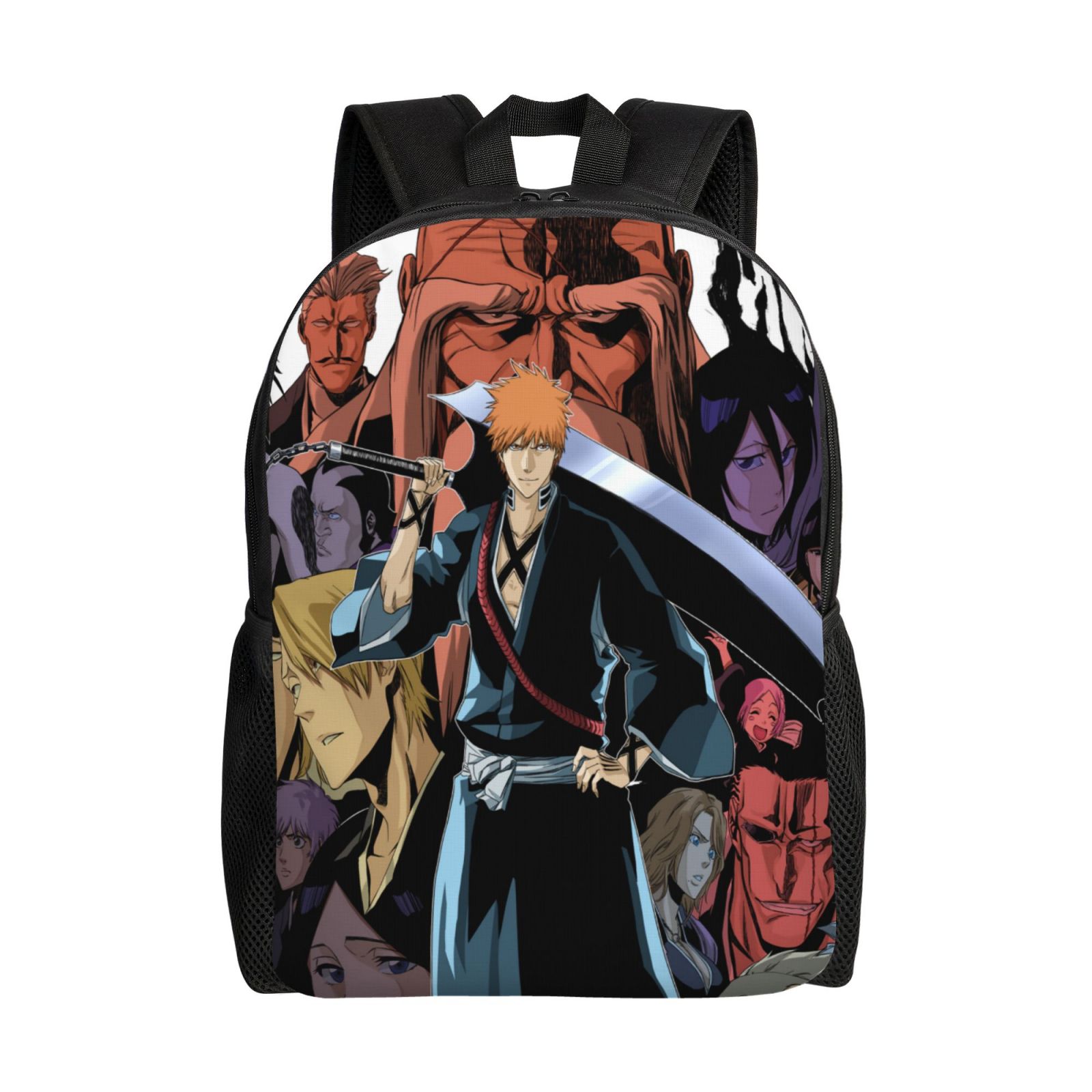 Bleach Backpack Cute Anime Large Capacity Multifunction Backpacks ...