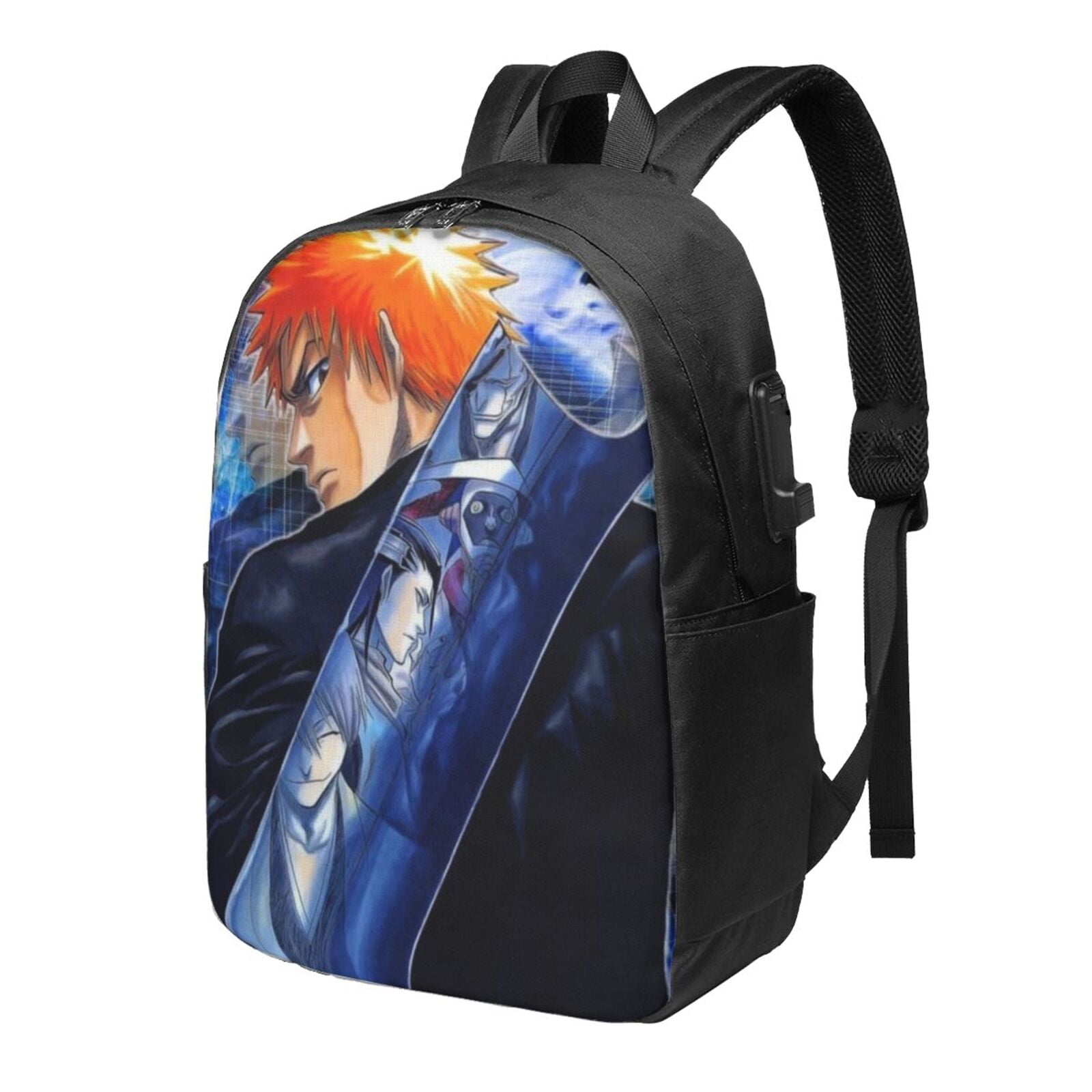 Bleach Backpack With USB Port, Extra Large Laptop Backpack For College ...