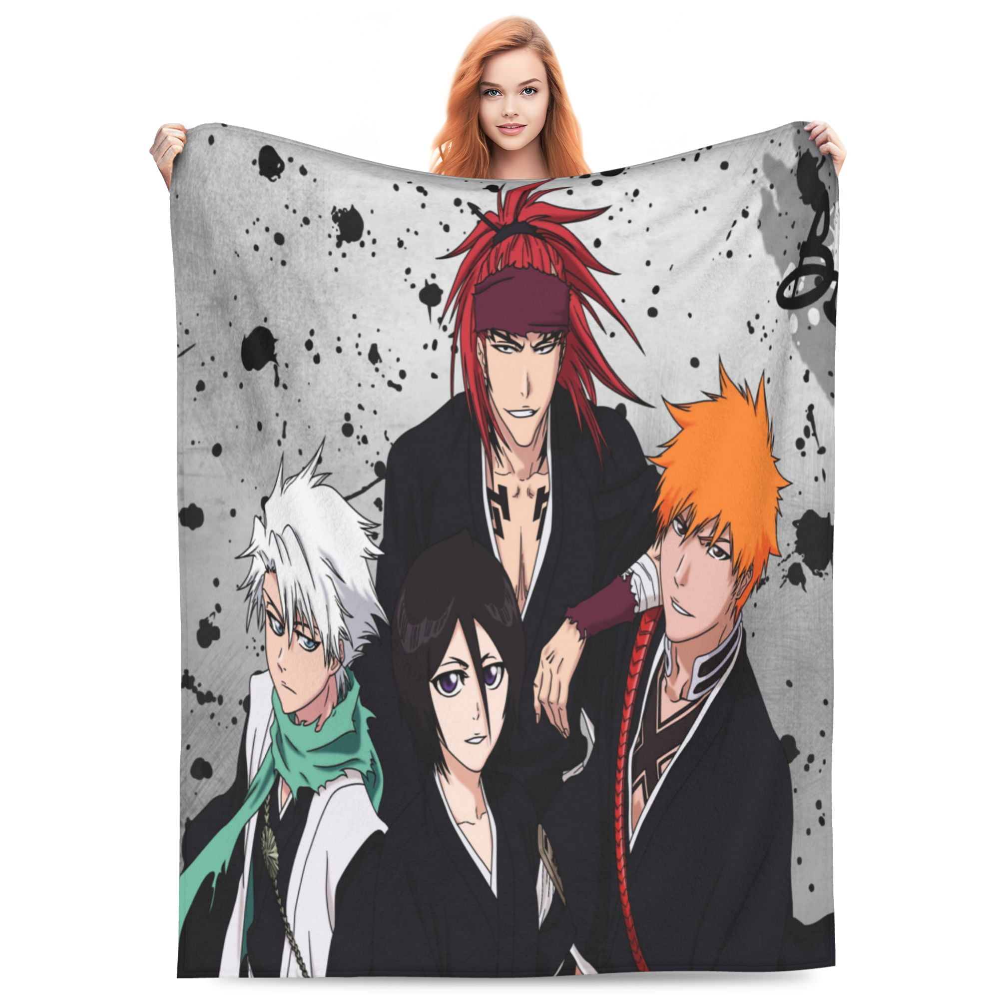 Bleach Bed Blanket 3D Printed Throw Blanket Lightweight Super Soft Air ...