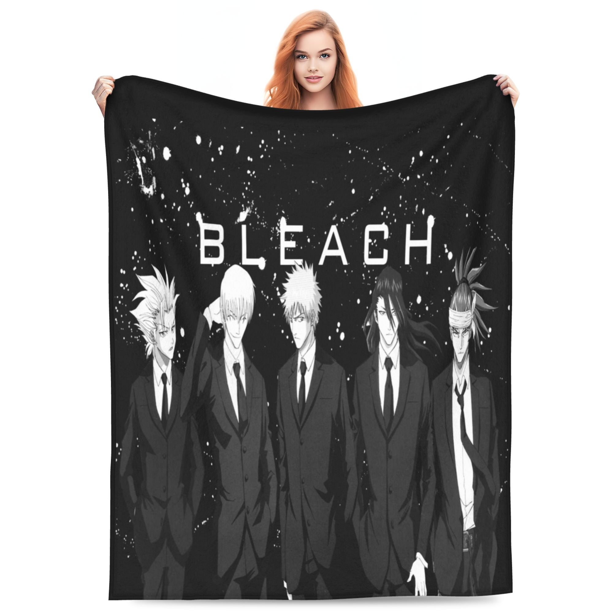 Bleach Bed Blanket 3D Printed Throw Blanket Lightweight Super Soft Air ...