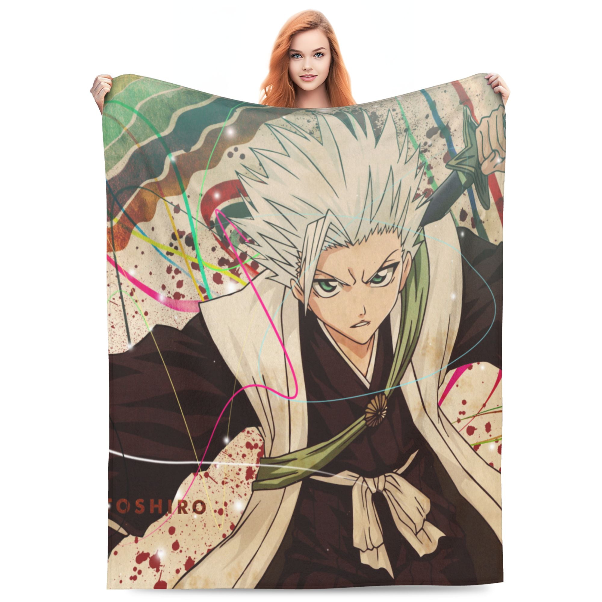 Bleach Bed Blanket 3D Printed Throw Blanket Lightweight Super Soft Air ...