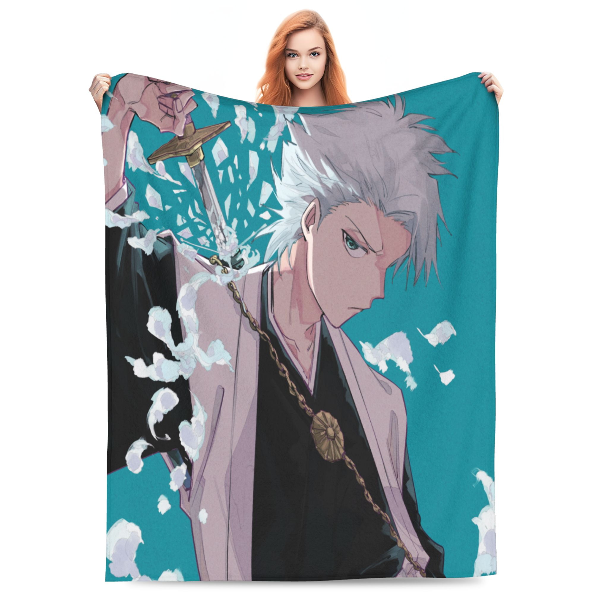 Bleach Bed Blanket 3D Printed Throw Blanket Lightweight Super Soft Air ...