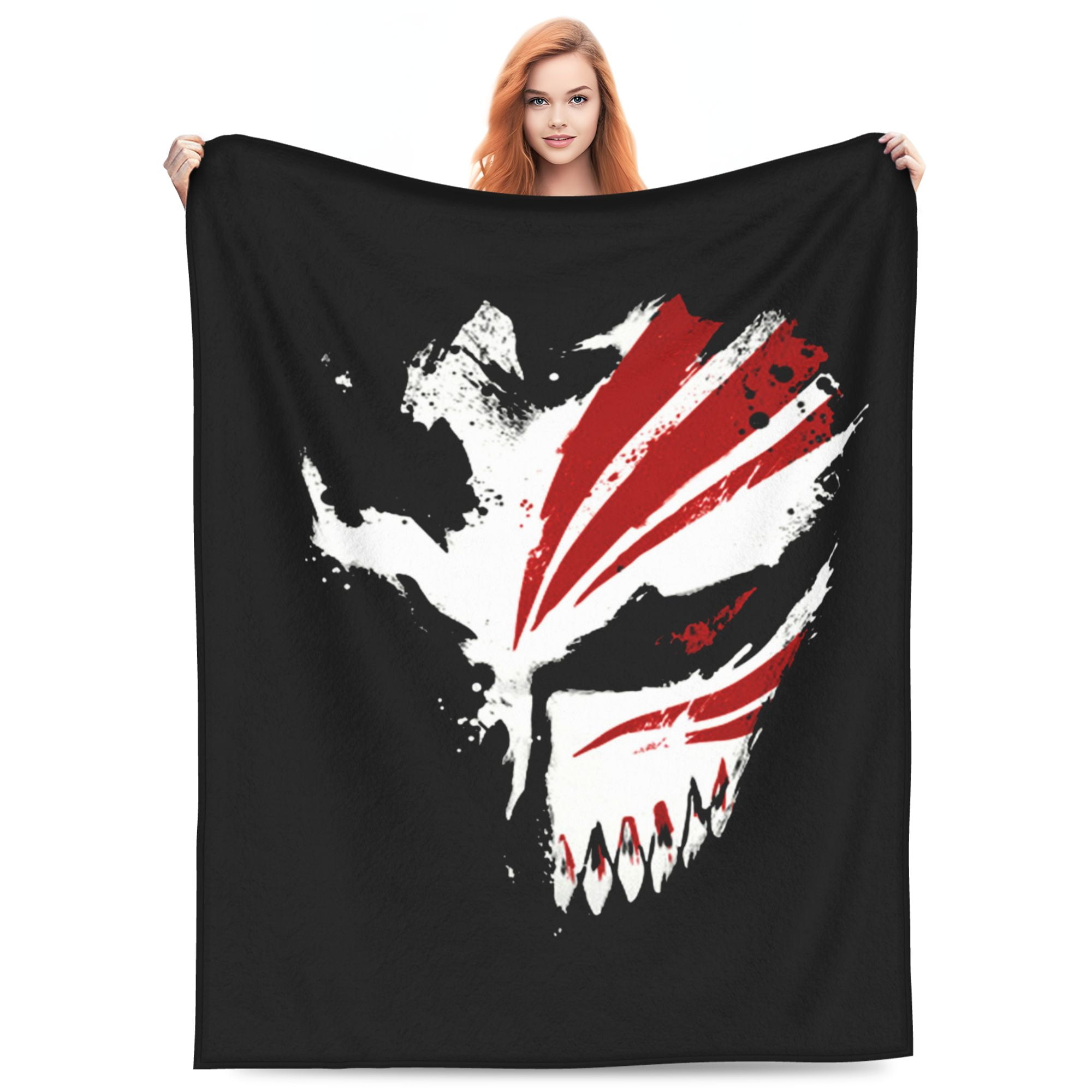 Bleach Bed Blanket 3D Printed Throw Blanket Lightweight Super Soft Air ...