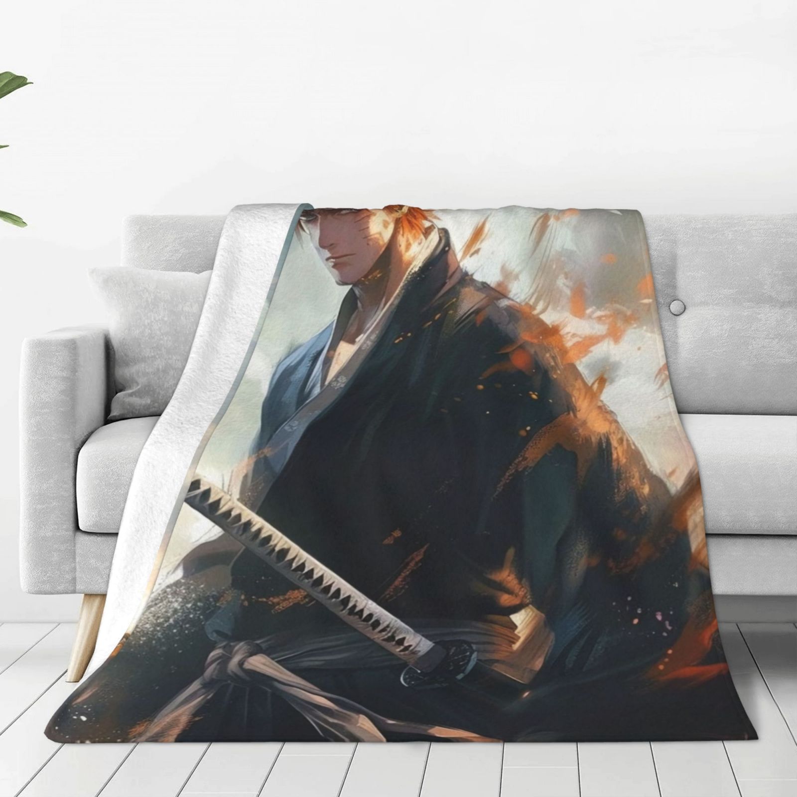 Bleach Cute Anime Blanket, Gifts For Girls And Boys, Super Soft ...