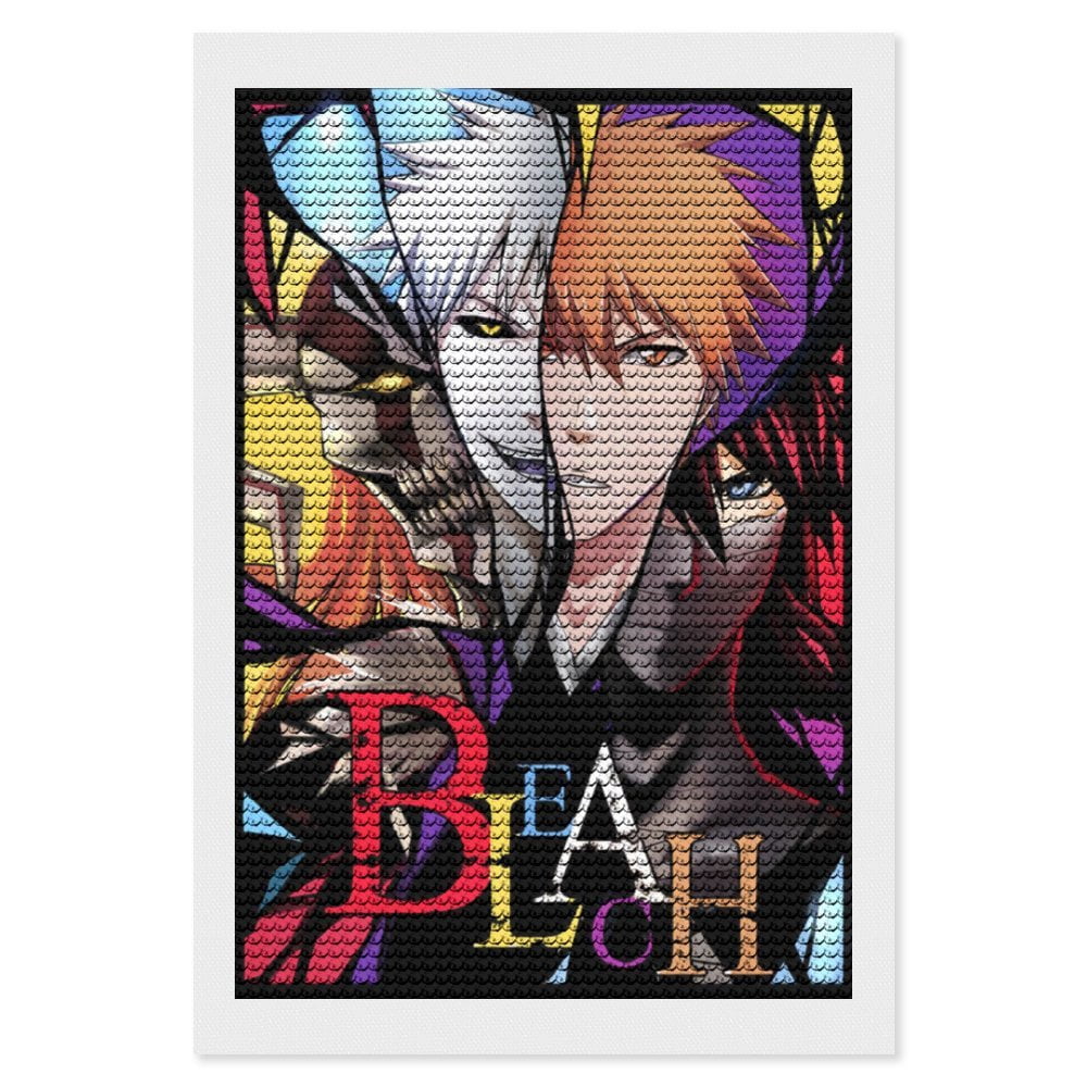 Bleach Diamond Art Kits DIY 5D Anime Painting by Number Kits Full ...