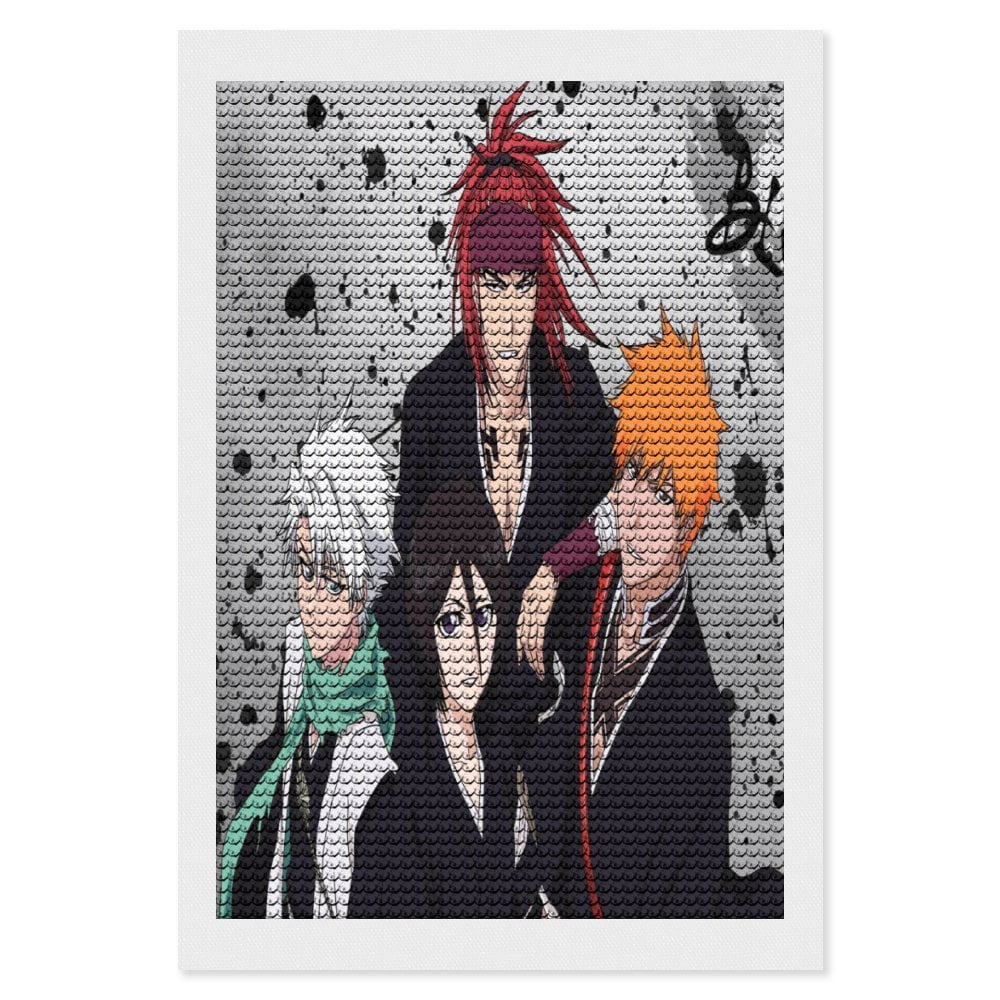 Bleach Diamond Art Kits DIY 5D Anime Painting by Number Kits Full ...