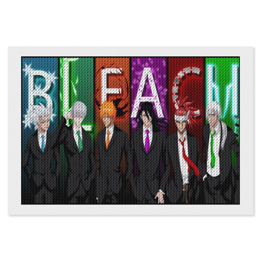 Bleach Diamond Art Kits DIY 5D Anime Painting by Number Kits Full ...