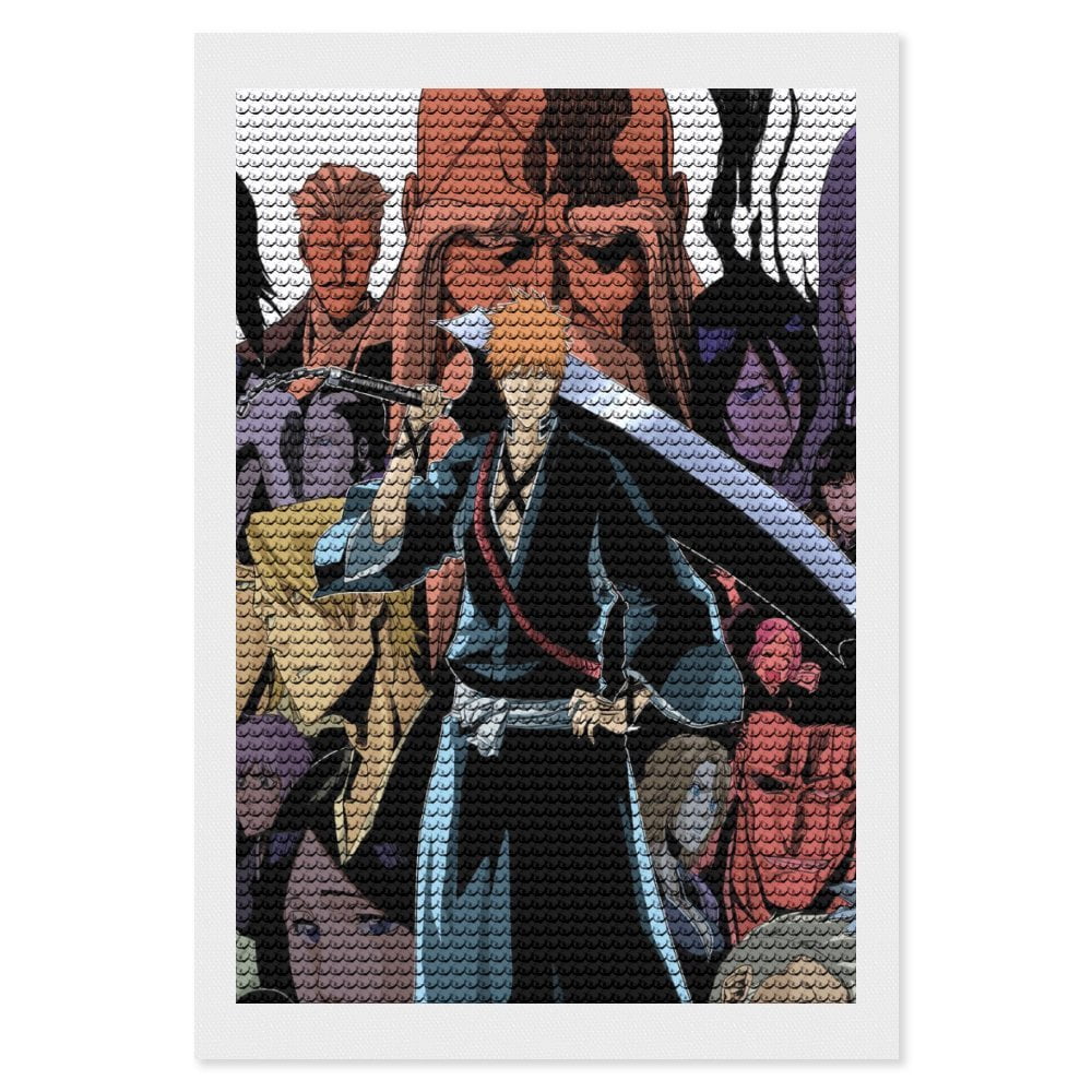 Bleach Diamond Art Kits DIY 5D Anime Painting by Number Kits Full ...