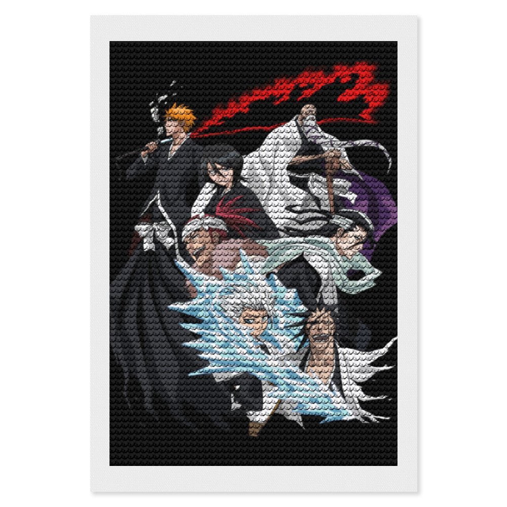 Bleach Diamond Art Kits DIY 5D Anime Painting by Number Kits Full ...