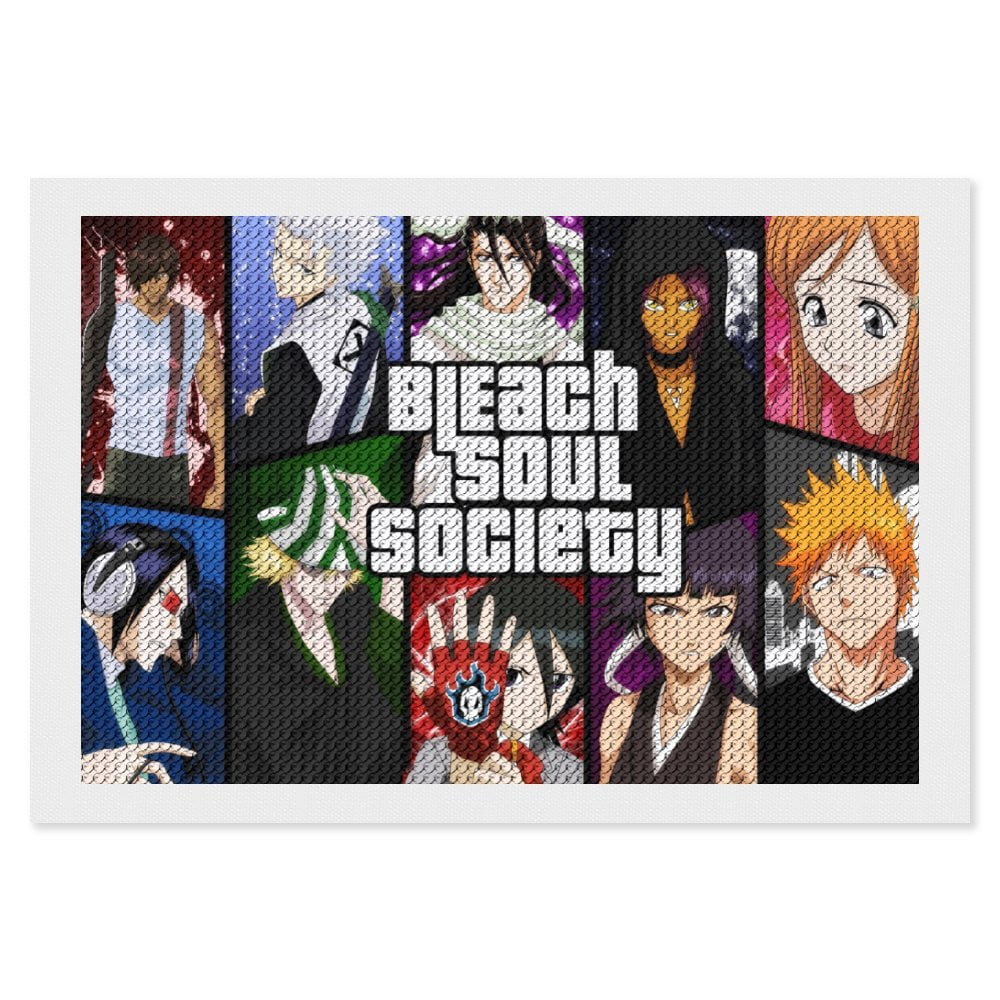 Bleach Diamond Art Kits DIY 5D Anime Painting by Number Kits Full ...