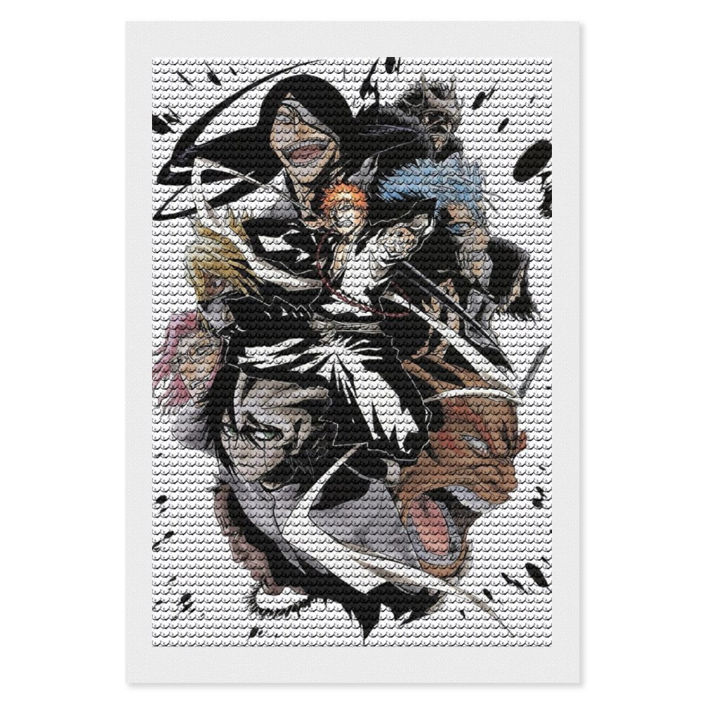 Bleach Diamond Art Kits DIY 5D Anime Painting by Number Kits Full ...