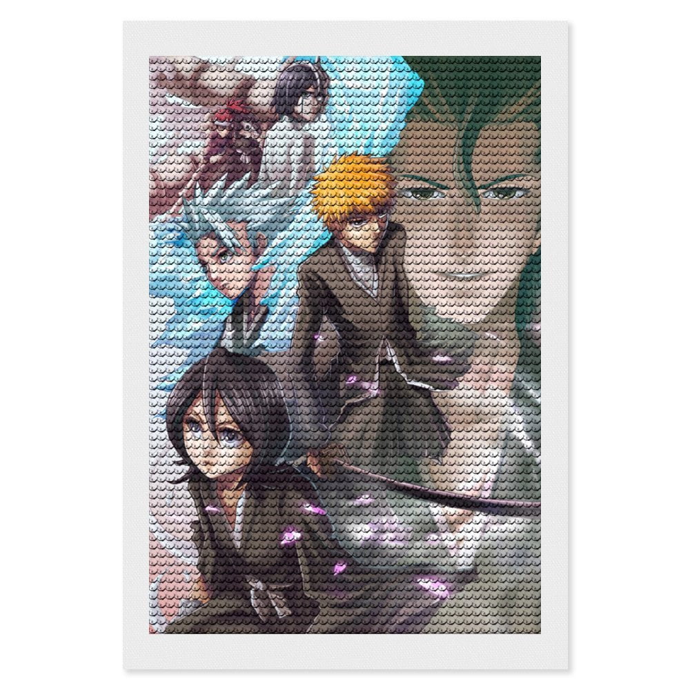 Bleach Diamond Art Kits DIY 5D Anime Painting by Number Kits Full ...