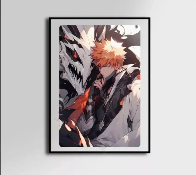 Bleach Ichigo Kurosaki Art Anime Poster Wall Art Home Decor NO FRAMED ...