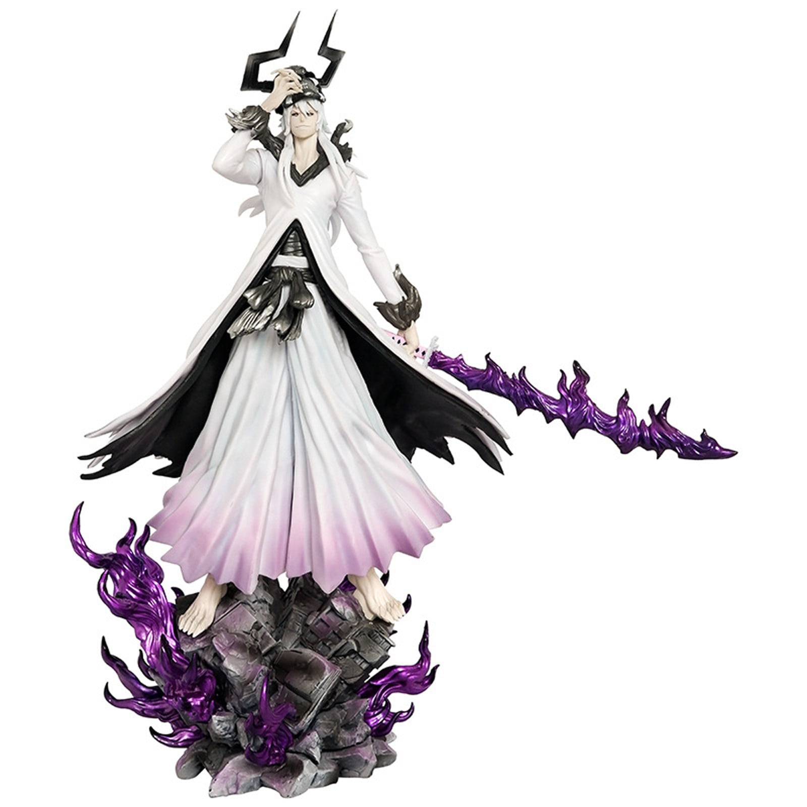 Bleach Ichigo Kurosaki Figure – 12.2" White Bull Head Ichigo PVC ...