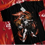 Bleach Ichigo Kurosaki T-shirt Manga Strip Horror Anime Gift Shirt Tee ...