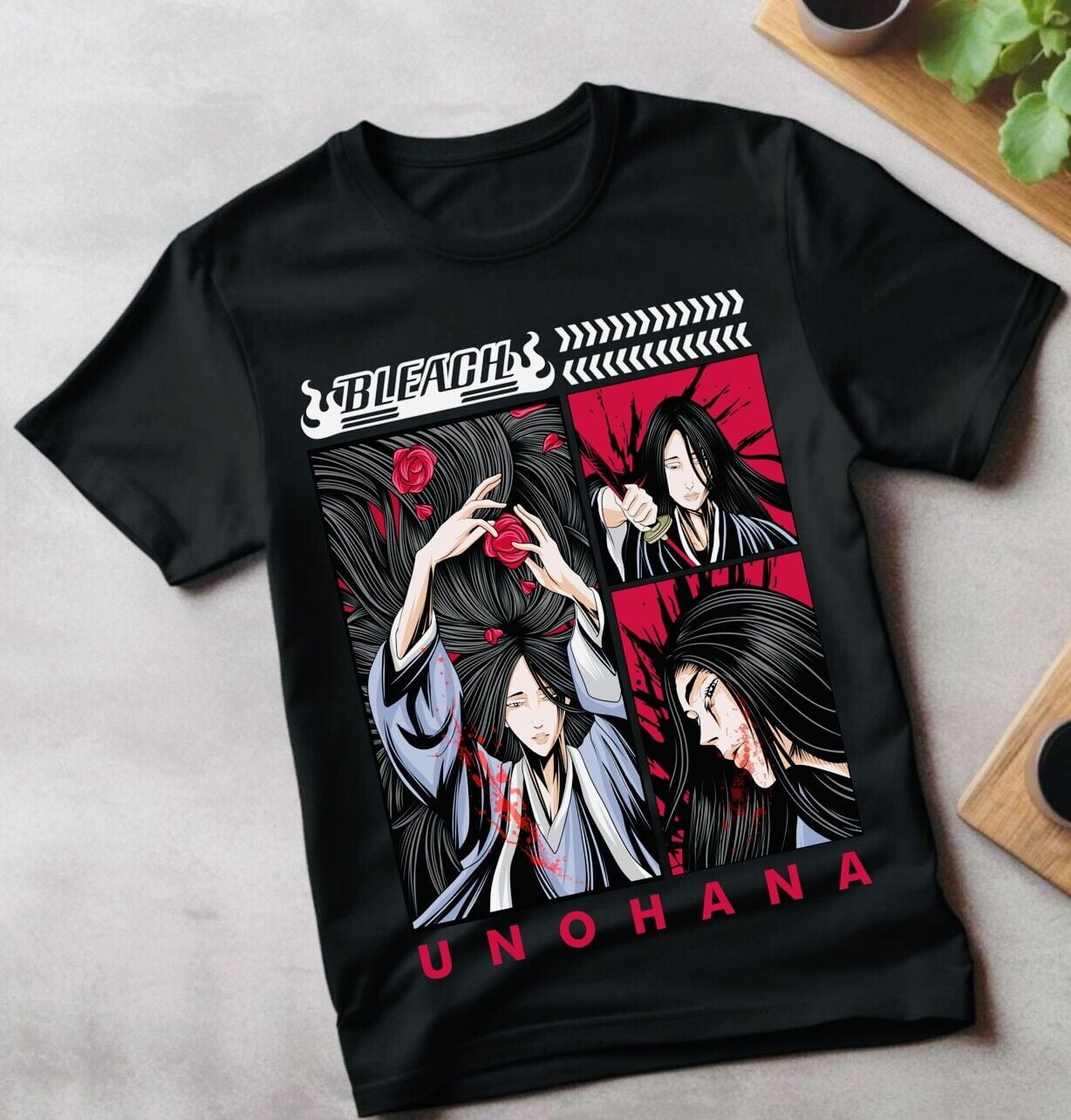 Bleach Ichigo Kurosaki T-shirt Manga Strip Horror Anime Gift Shirt Tee ...