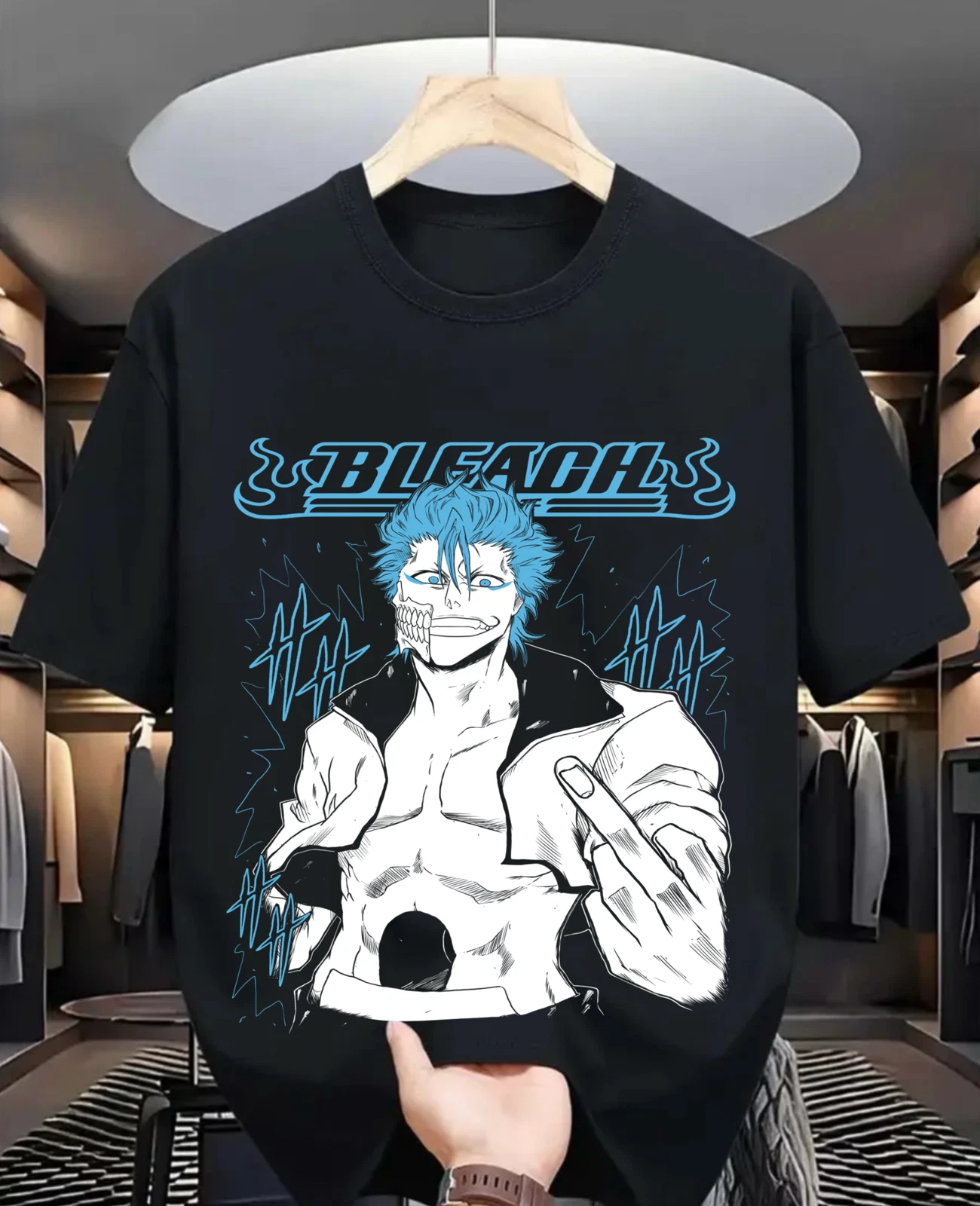 Bleach Ichigo Kurosaki T-shirt Manga Strip Horror Anime Gift Shirt Tee ...