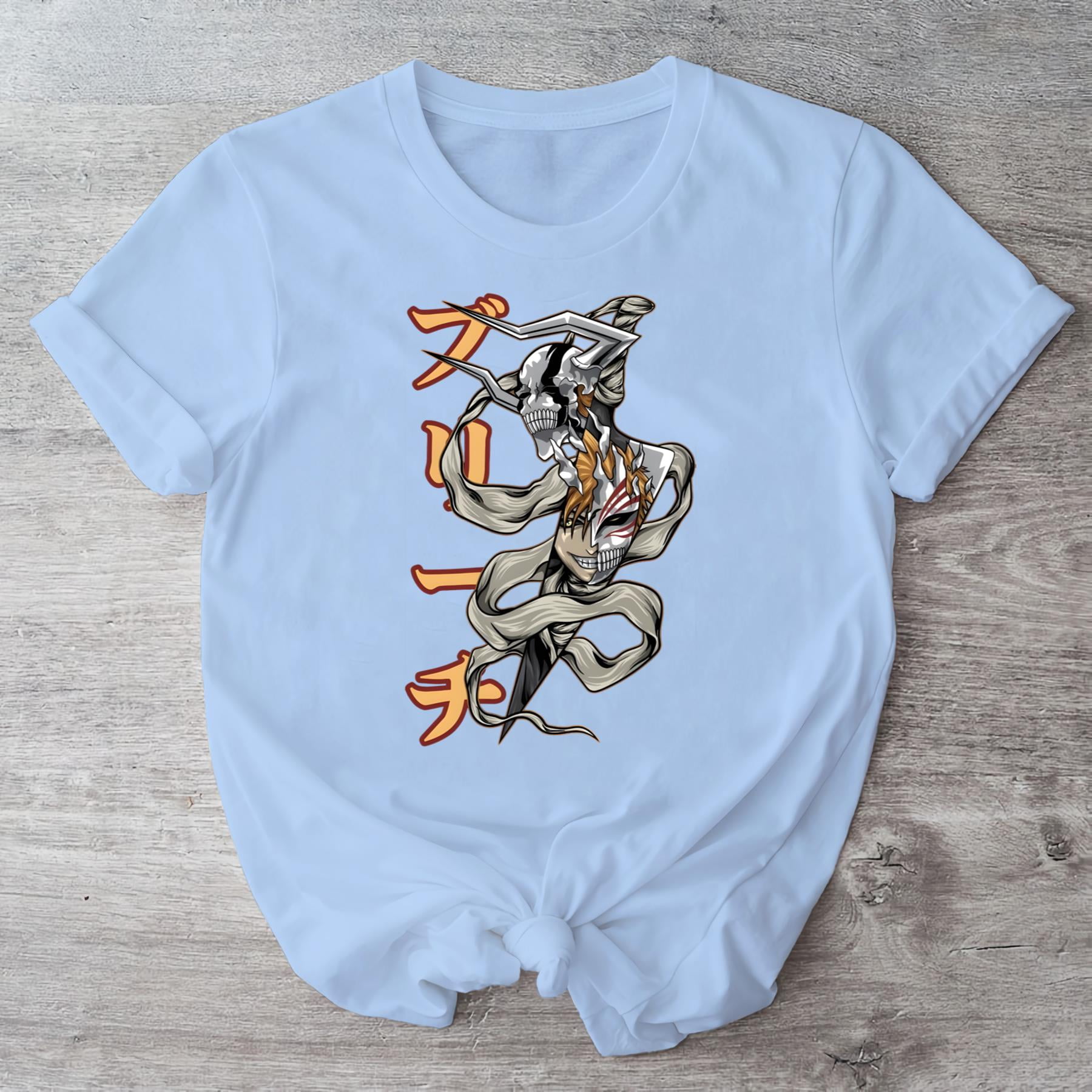 Bleach Ichigo Kurosaki T-shirt Manga Strip Horror Anime Gift Shirt Tee ...