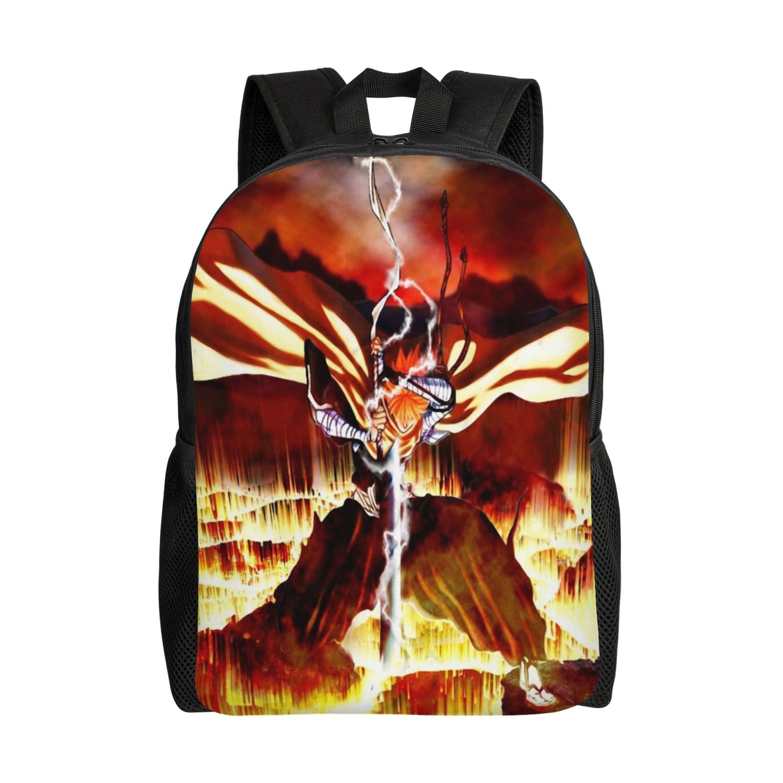 Bleach Ichigo Kurozaki Backpack Cute Anime Large Capacity Multifunction ...