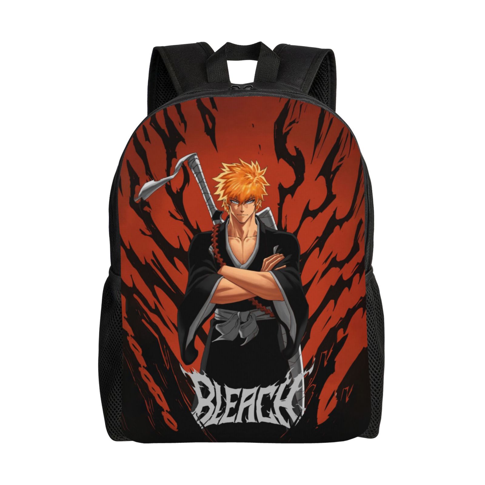 Bleach Ichigo Kurozaki Backpack Cute Anime Large Capacity Multifunction ...