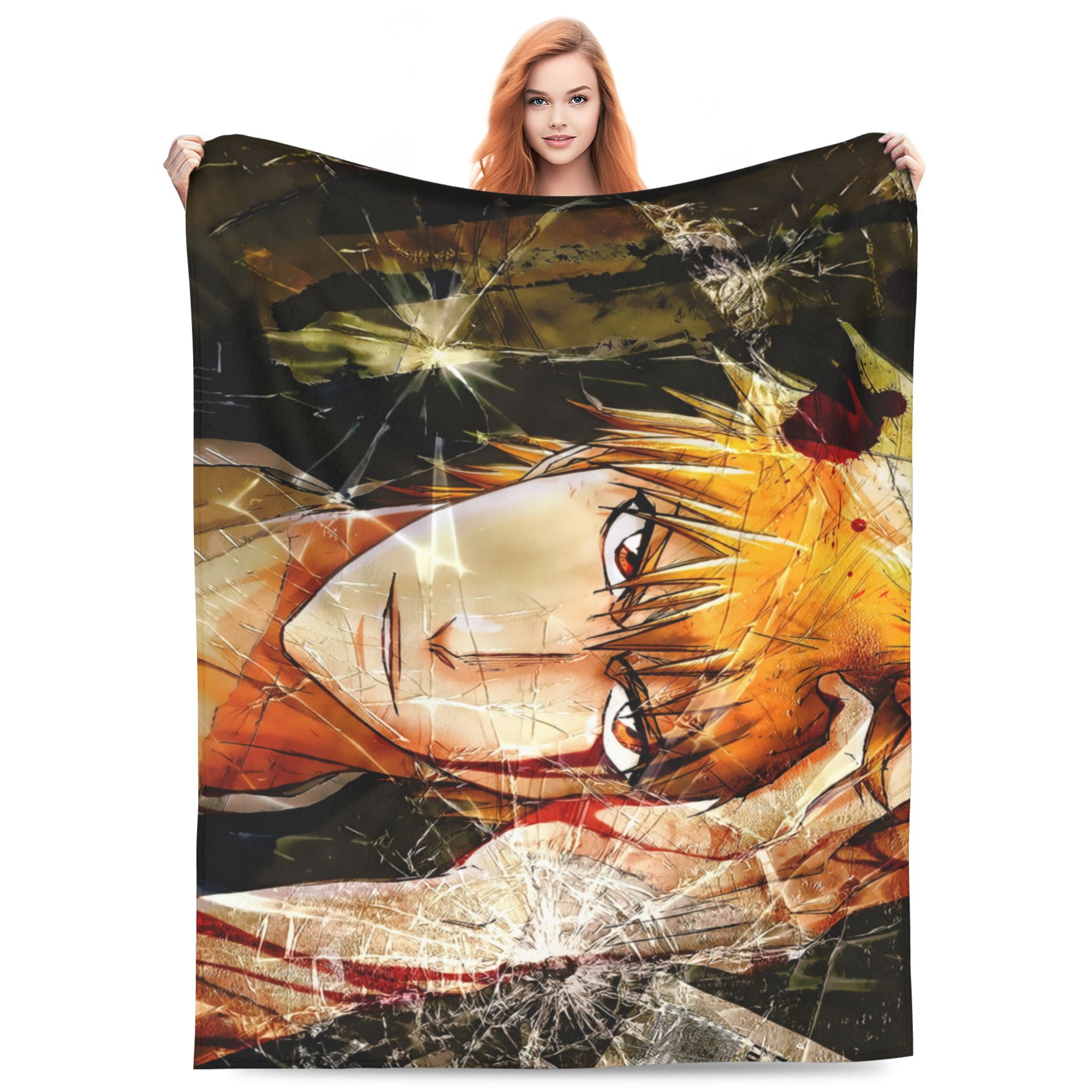 Bleach Ichigo Kurozaki Bed Blanket 3D Printed Throw Blanket Lightweight ...