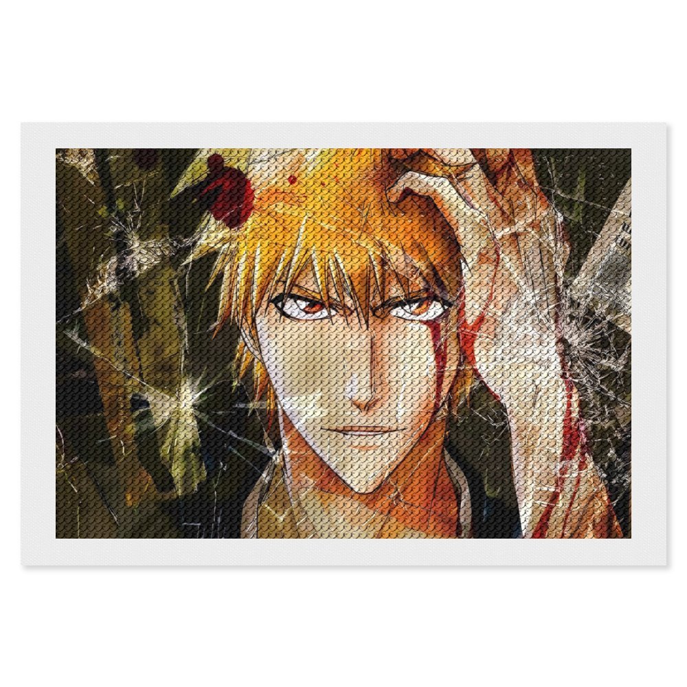 Bleach Ichigo Kurozaki Diamond Art Kits DIY 5D Anime Painting by Number ...