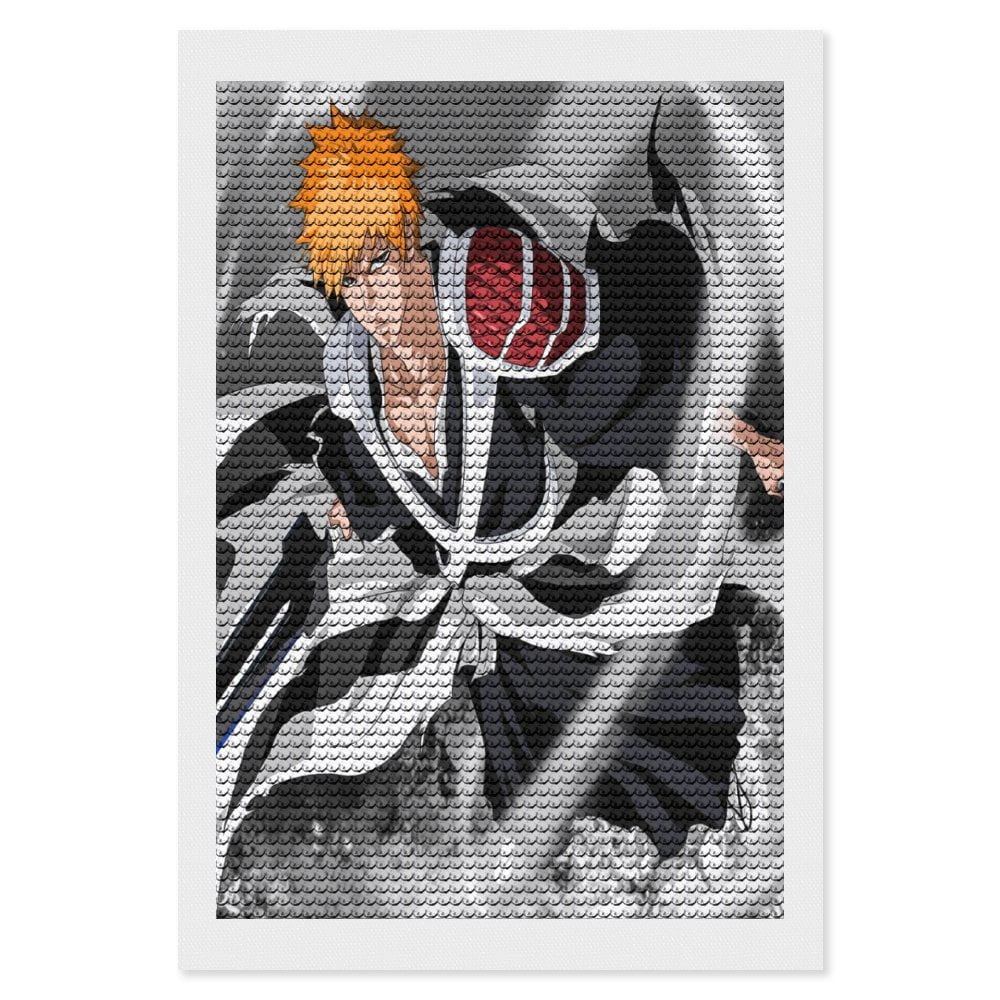 Bleach Ichigo Kurozaki Diamond Art Kits DIY 5D Anime Painting by Number ...
