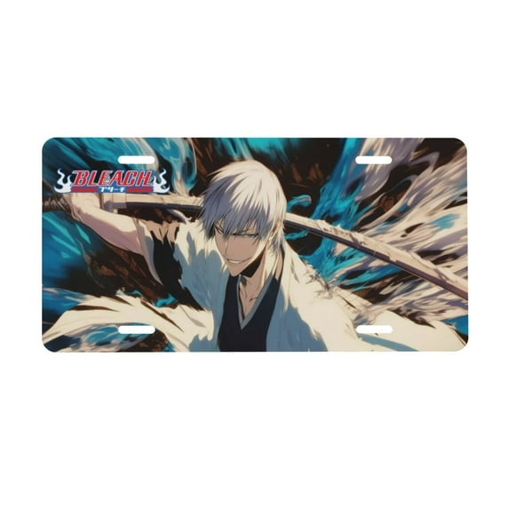 Bleach Ichimaru Gin License Plate, Car Front License Plates With 4 ...