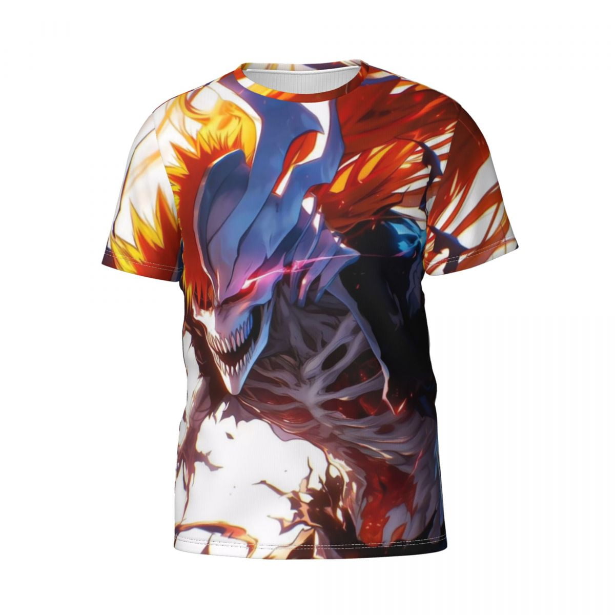 Bleach Kurosaki Ichigo Anime 3d Graphic Mens Womens Short Sleeve Crew T ...