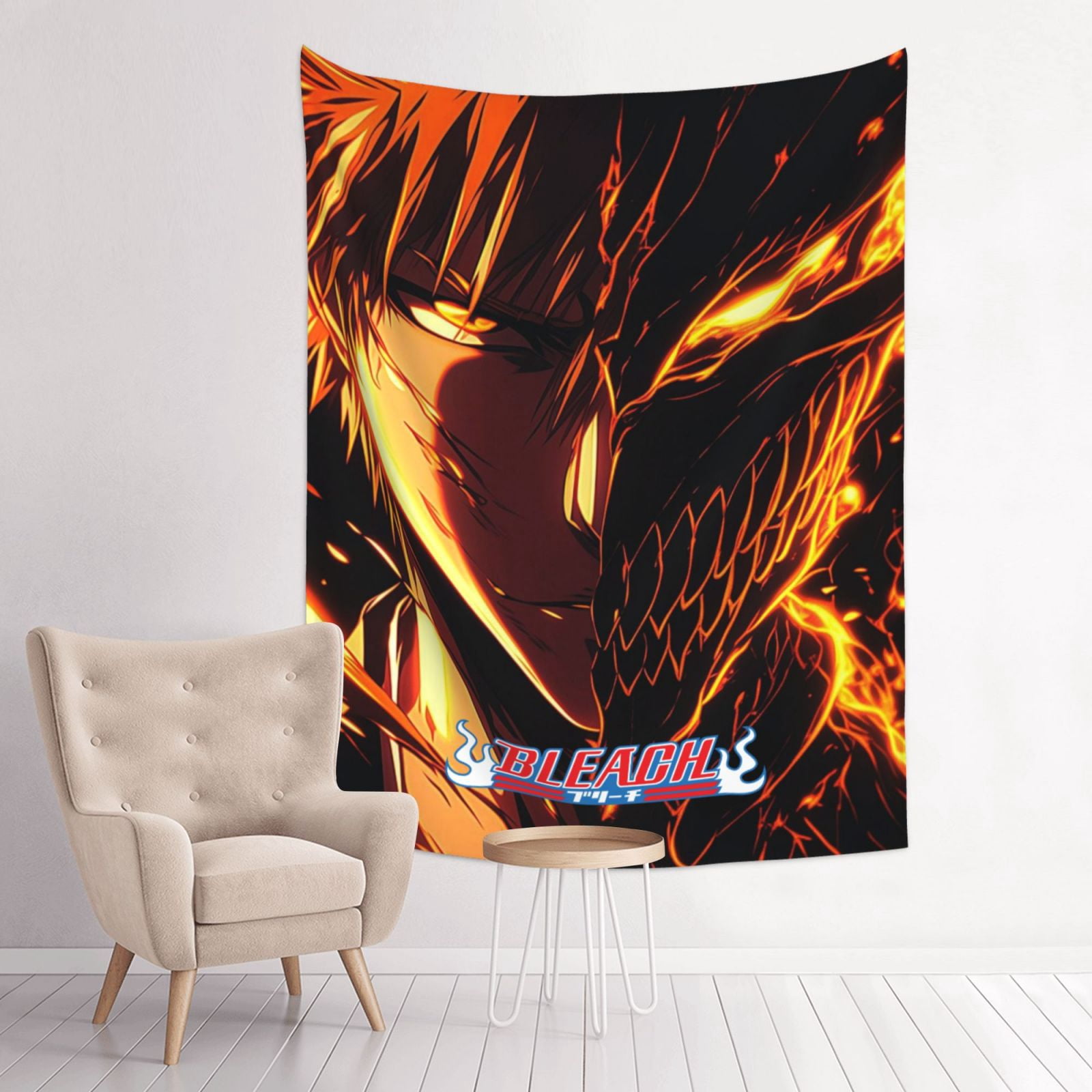 Bleach Kurosaki Ichigo Anime Tapestry Indian Wall Hanging Tapestries ...