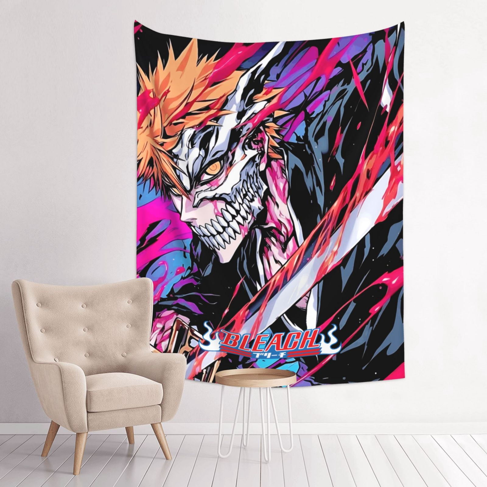 Bleach Kurosaki Ichigo Anime Tapestry Indian Wall Hanging Tapestries ...