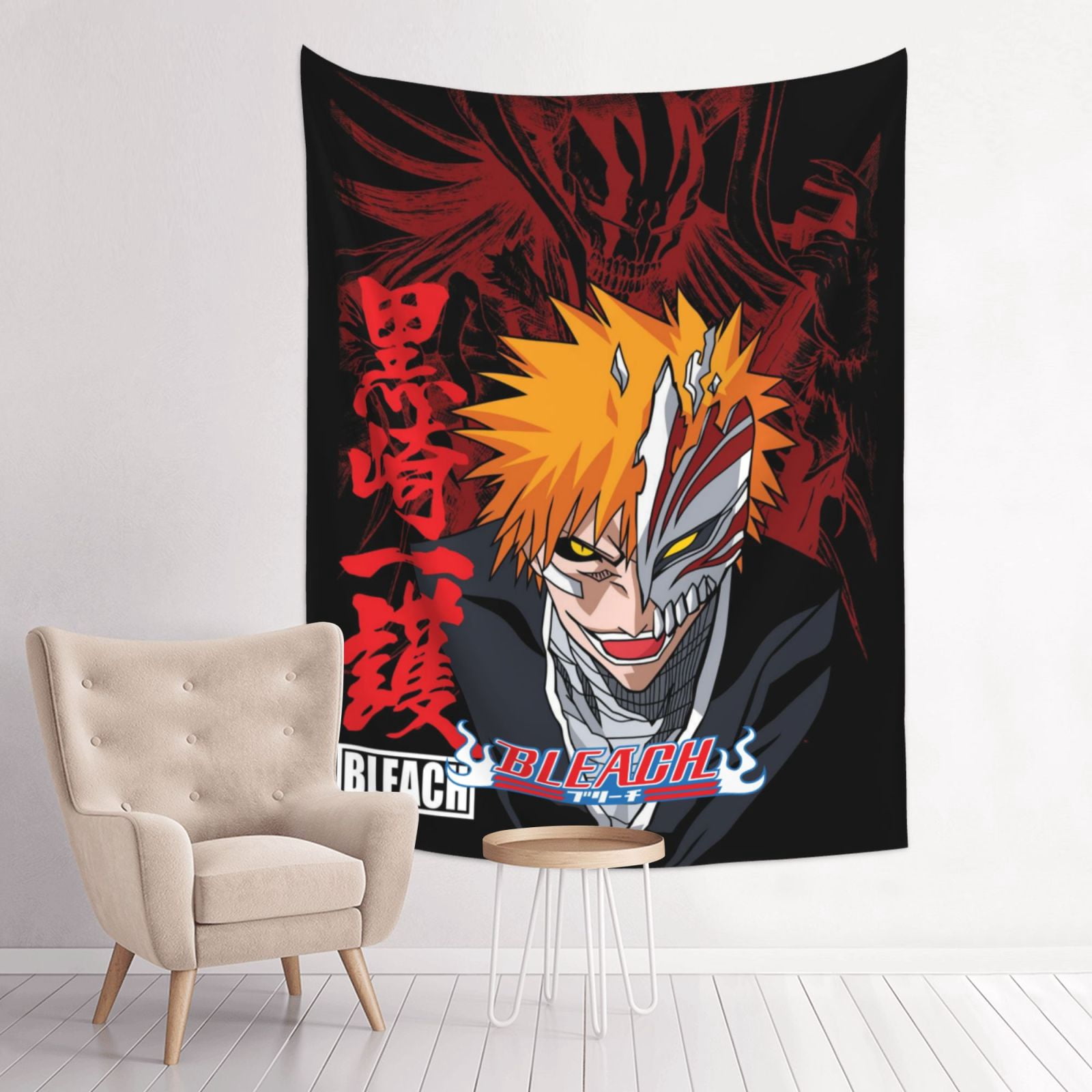 Bleach Kurosaki Ichigo Anime Tapestry Indian Wall Hanging Tapestries ...