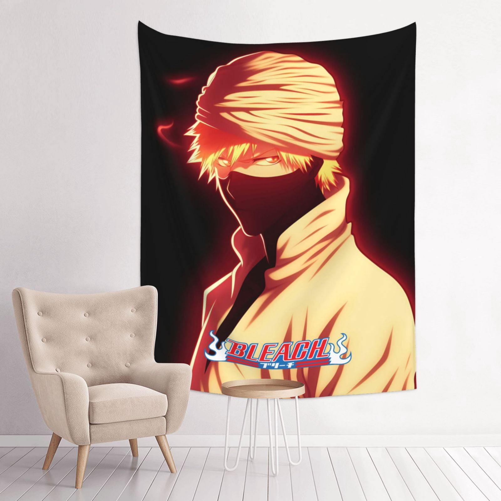 Bleach Kurosaki Ichigo Anime Tapestry Indian Wall Hanging Tapestries ...