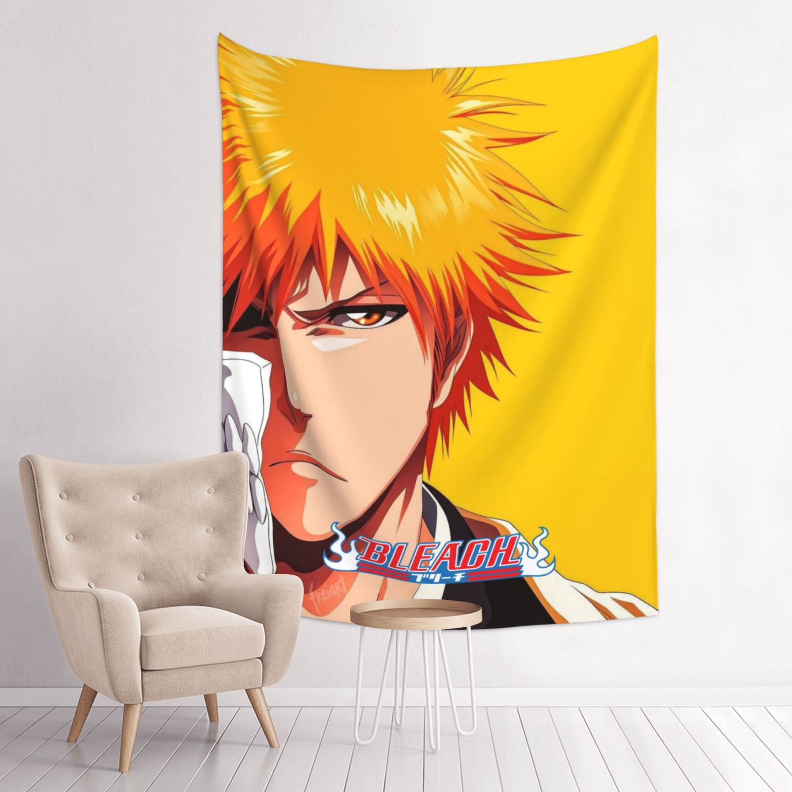 Bleach Kurosaki Ichigo Anime Tapestry Indian Wall Hanging Tapestries ...