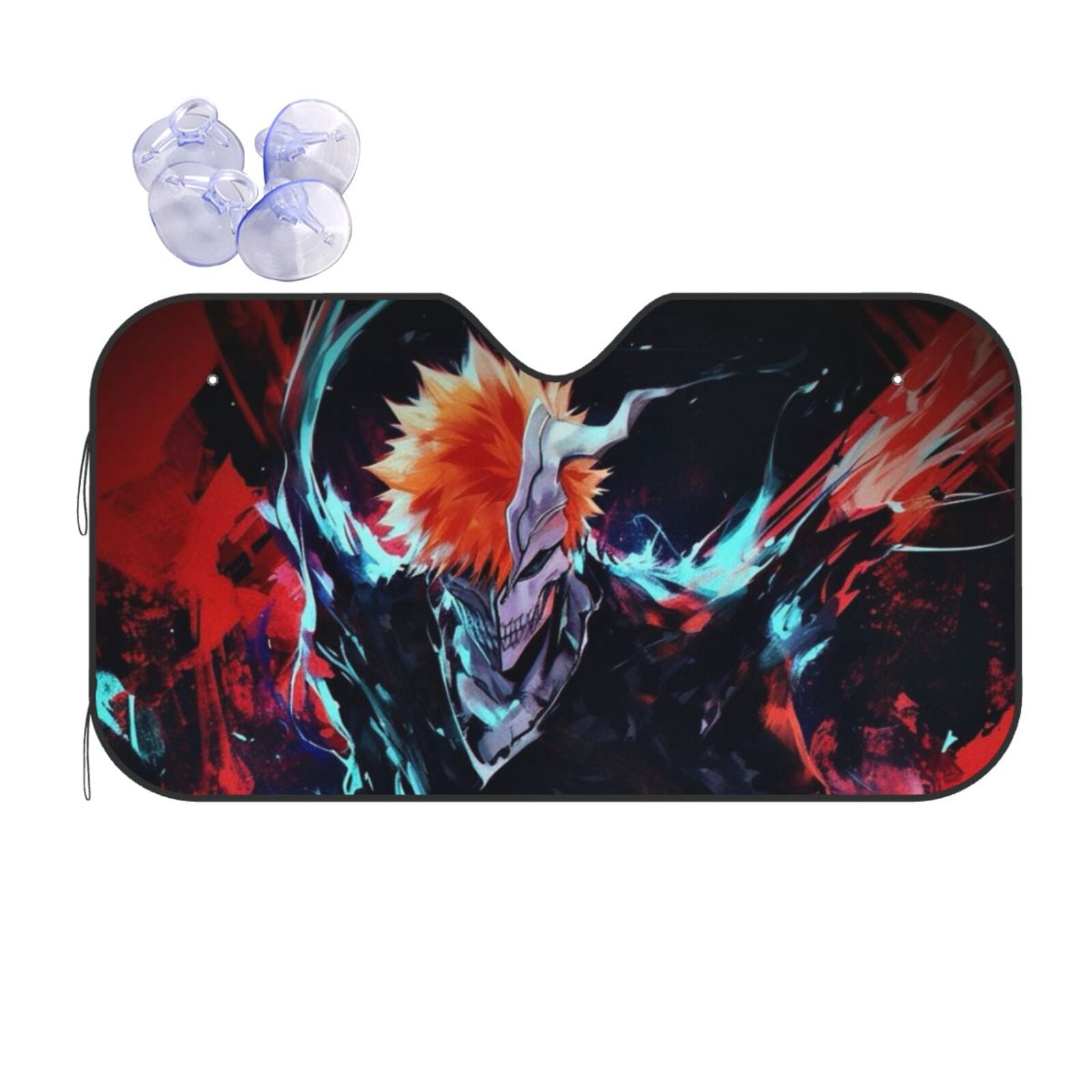 Bleach Kurosaki Ichigo Car Windshield Sun Shade, Foldable Front Window ...