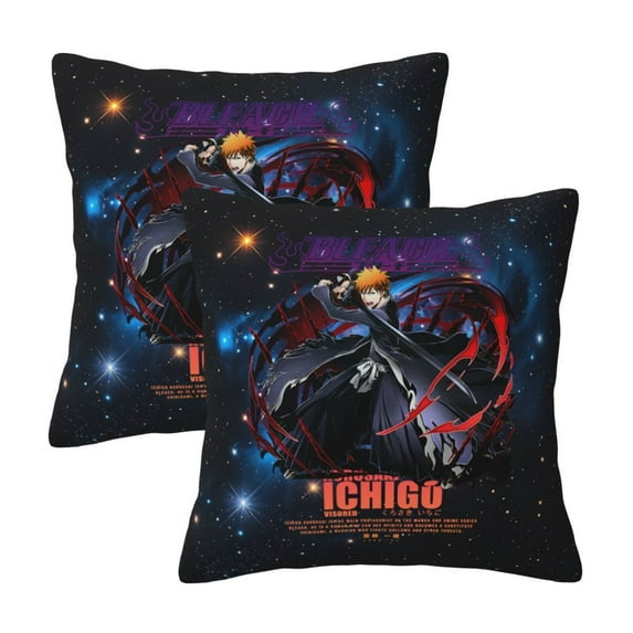 Bleach Kurosaki Ichigo Home Made Decorative Cushion Covers Pillow ...