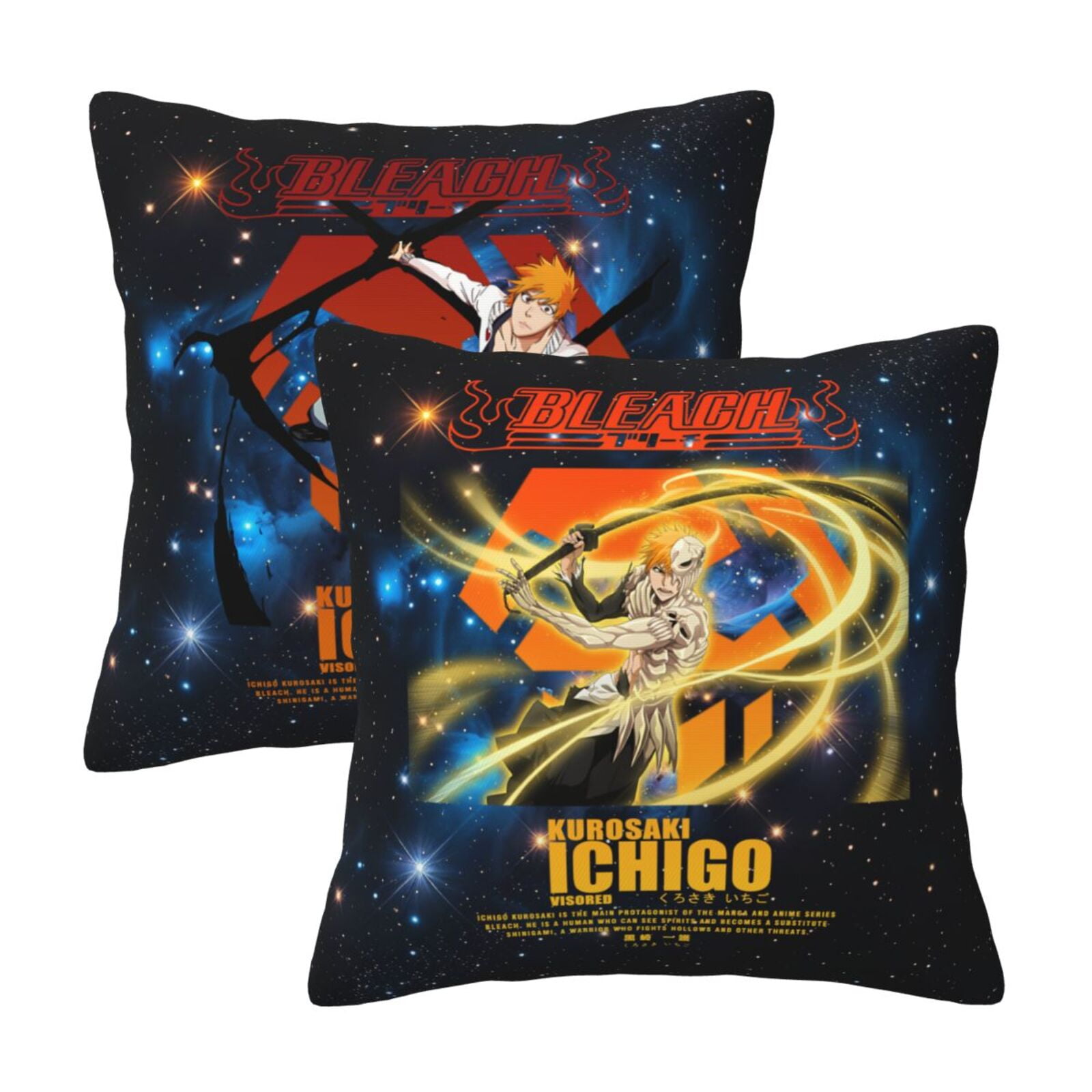 Bleach Kurosaki Ichigo Home Made Decorative Cushion Covers Pillow ...