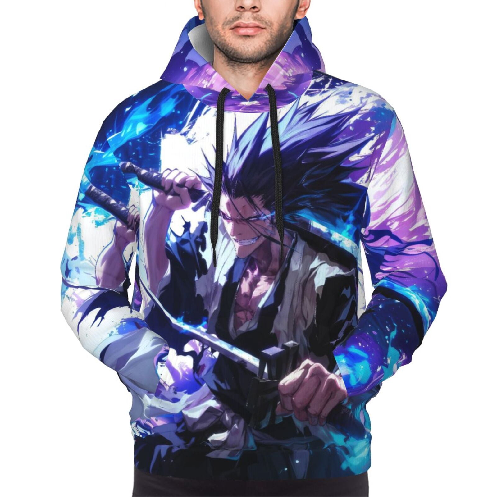 Bleach Kurosaki Ichigo Hoodies For Men Hoodie Pullover Long Sleeve ...