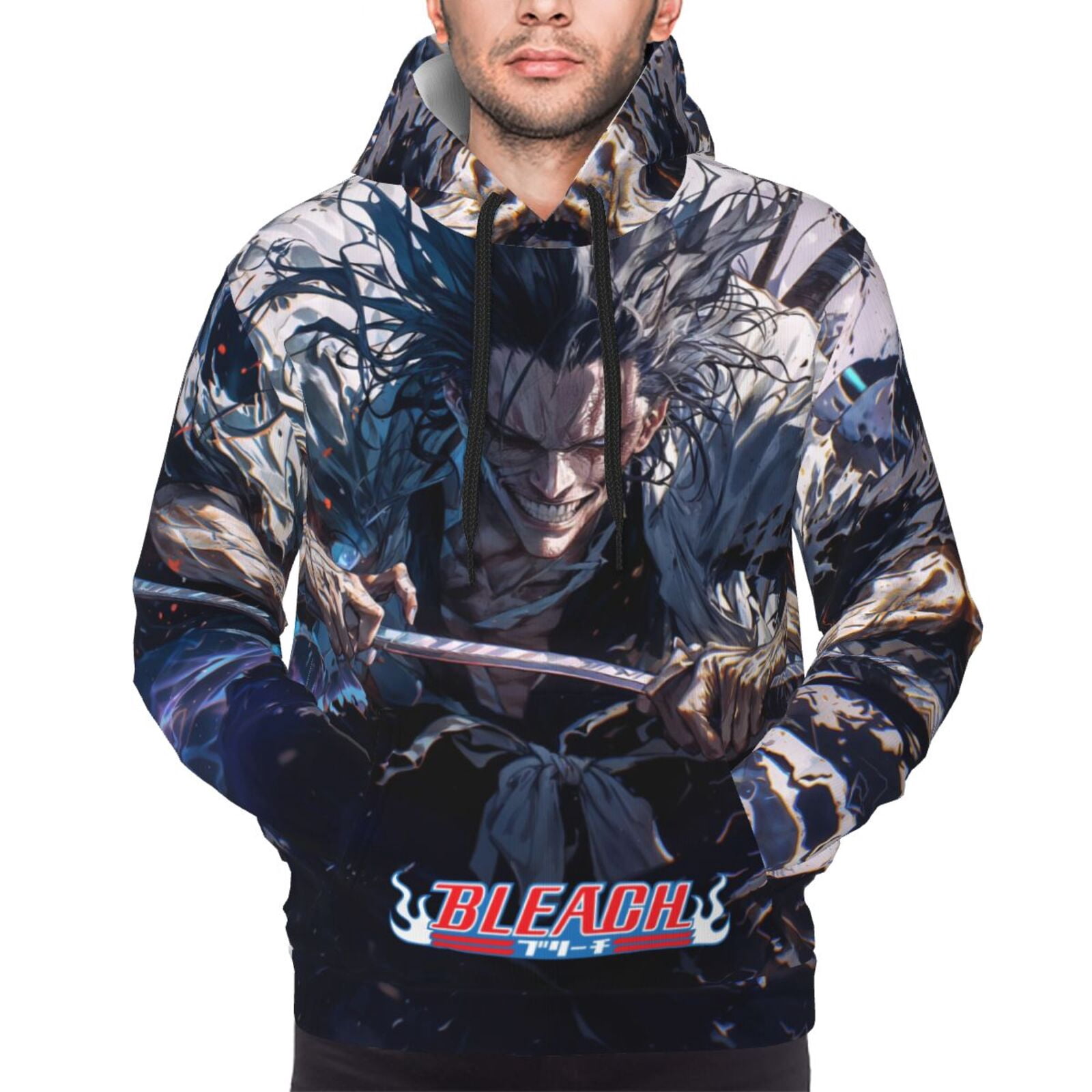 Bleach Kurosaki Ichigo Hoodies For Men Hoodie Pullover Long Sleeve ...