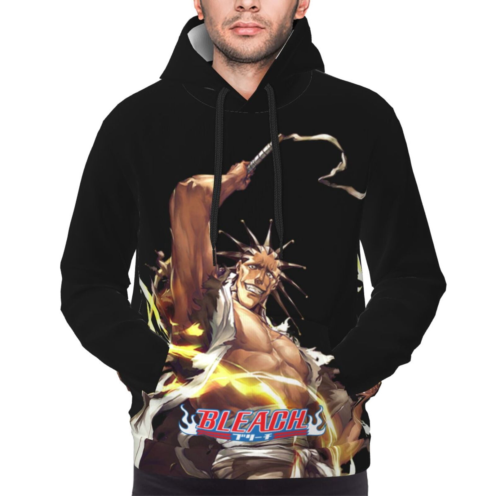 Bleach Kurosaki Ichigo Hoodies For Men Hoodie Pullover Long Sleeve ...