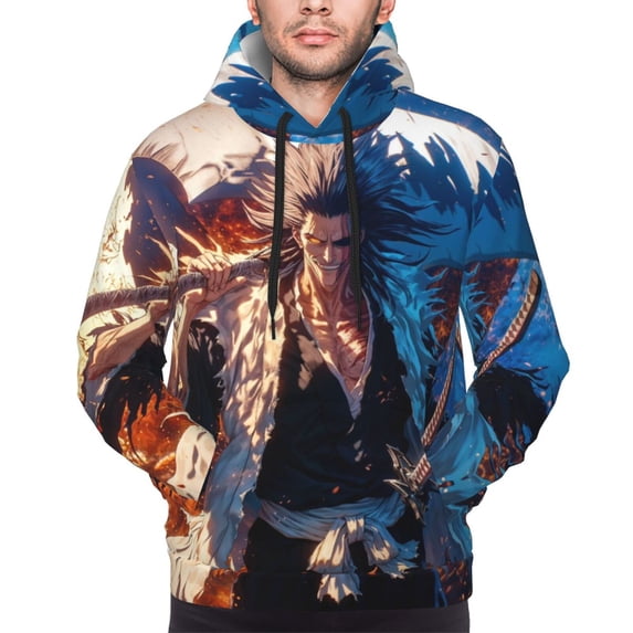 Bleach Kurosaki Ichigo Hoodies For Men Hoodie Pullover Long Sleeve ...